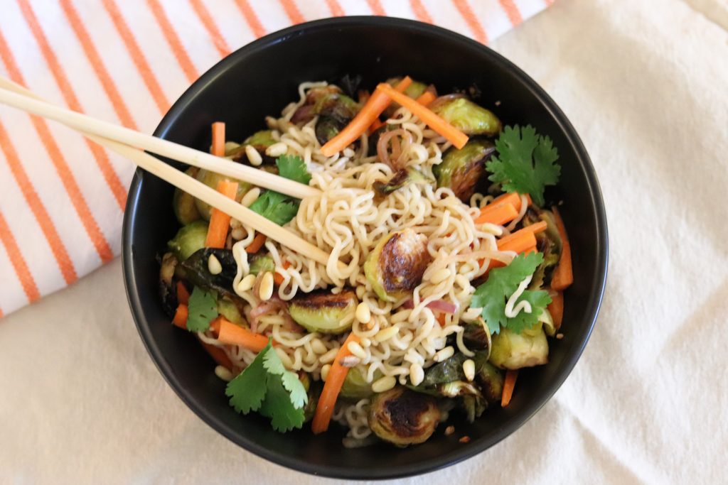 Ramen and Brussels Sprouts - Good Eats by Mimi