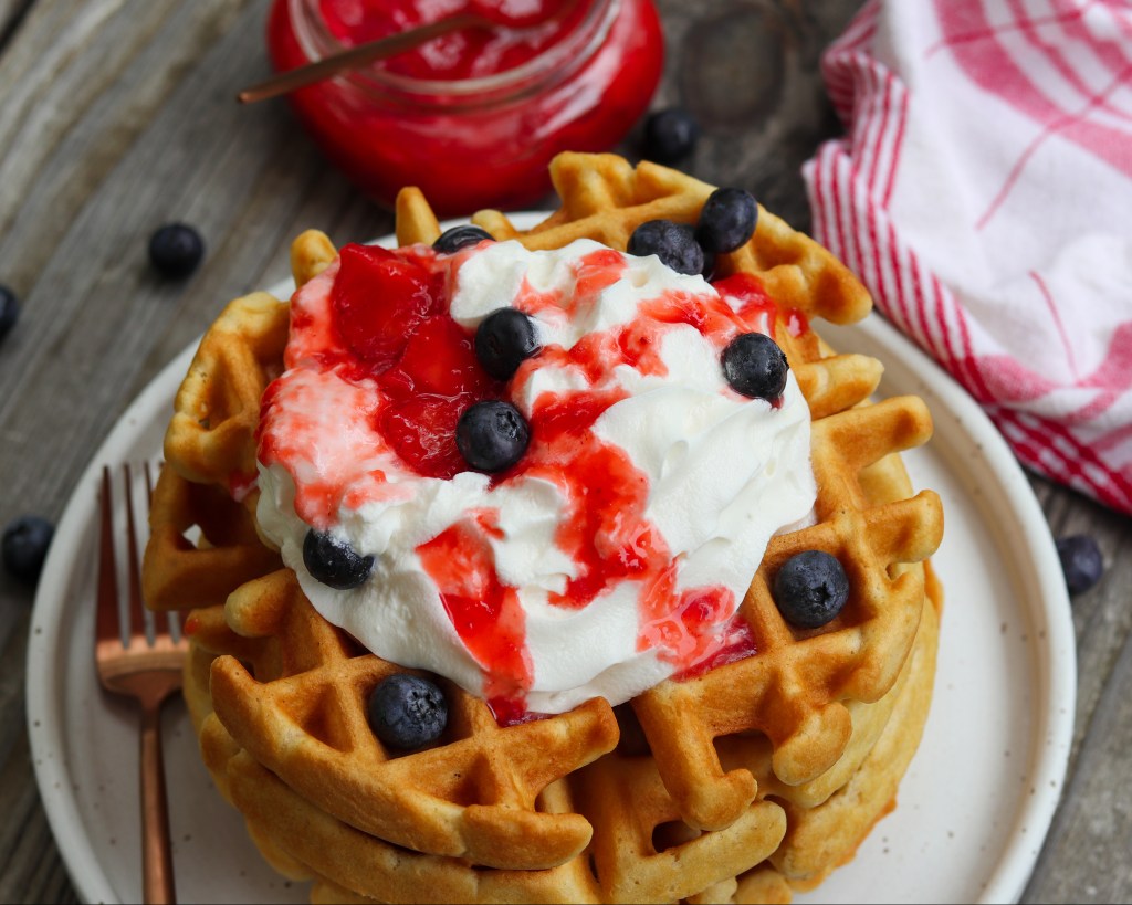 Sourdough Waffles - Good Eats by Mimi